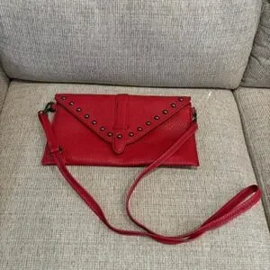 Express | Bags | Red Leather Crossbody Bag | Poshmark